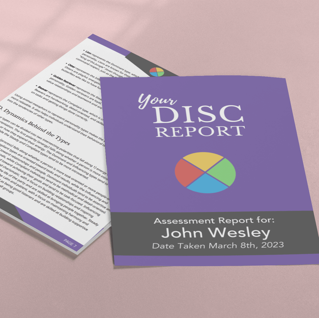 Take Assessment – Christian DISC®